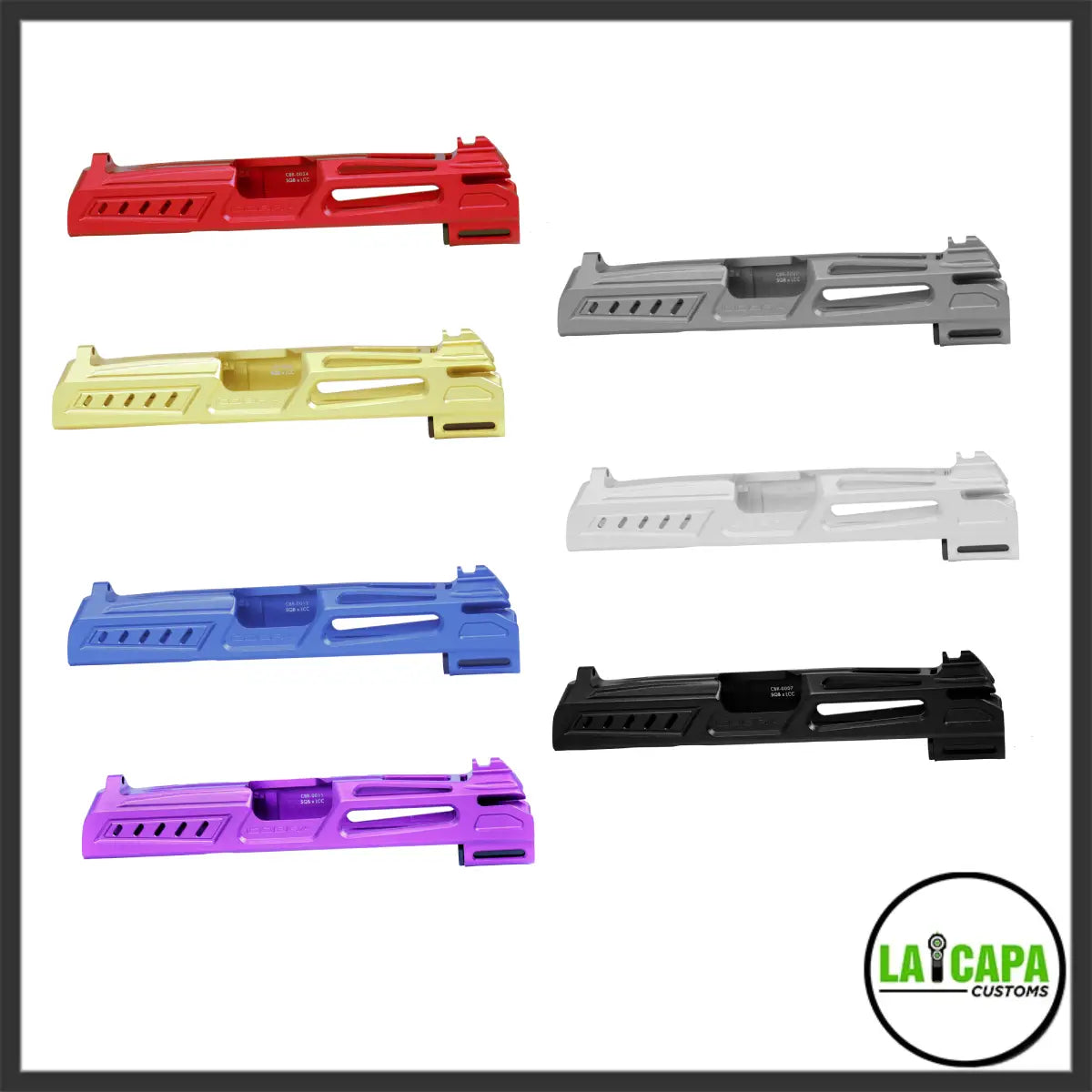 LA Capa Customs x SpeedQB 4.3 “COBRA” Aluminum Slide – Airsoft Atlanta