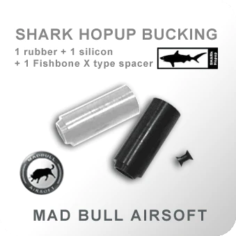 Madbull hop up bucking Black/Clear 2 pack – Airsoft Atlanta